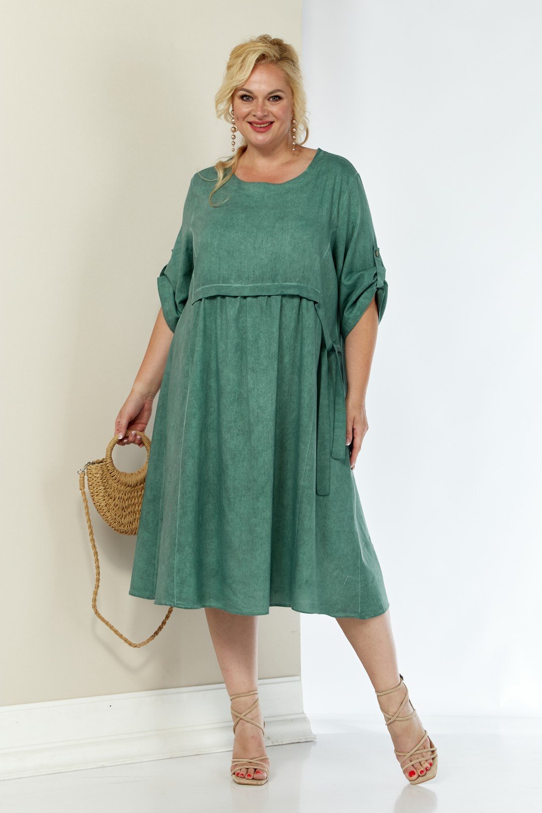 Платье 4059 изумруд Shetti купить в интернет магазине Велесмода